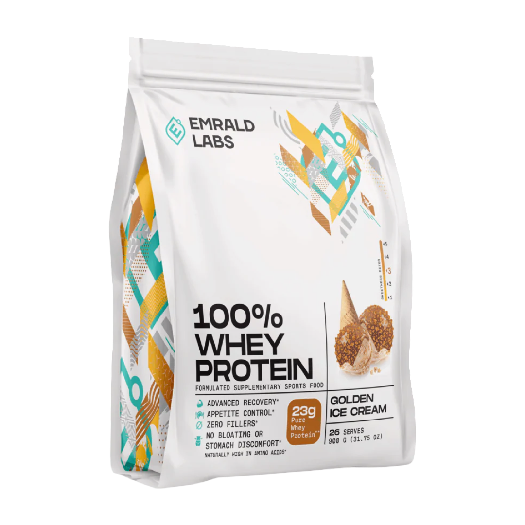 Emrald Whey 900g Golden Ice Cream – FitFam Aotearoa